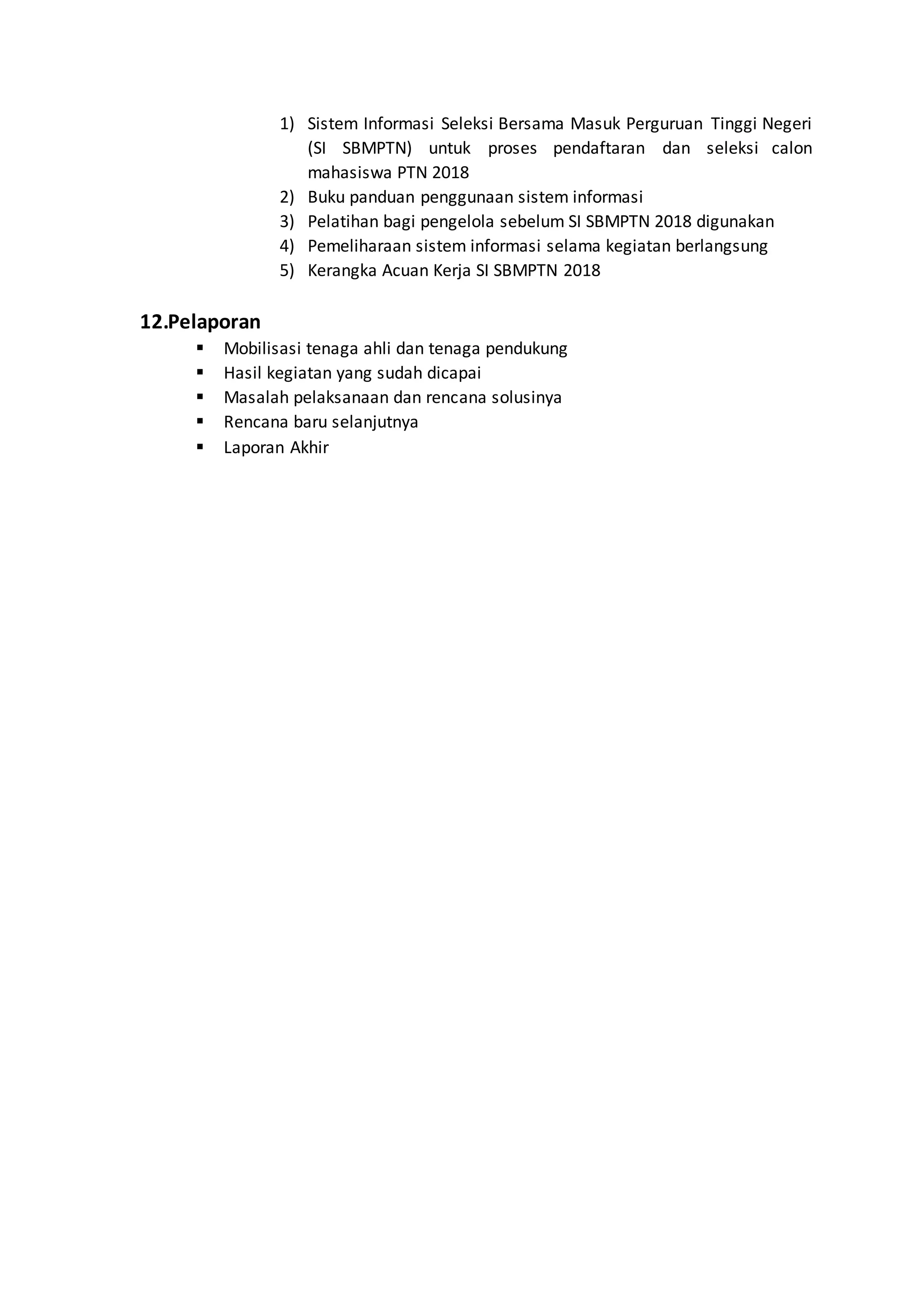 Kerangka acuan kerja | DOCX