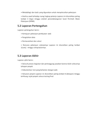 Kerangka Acuan Kerja | DOCX