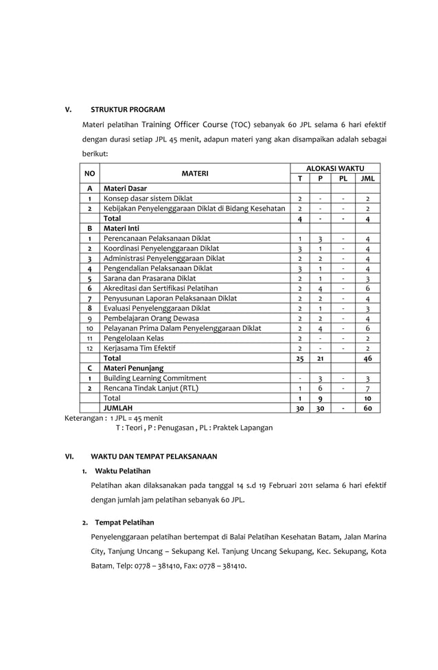 Kerangka acuan toc | DOC