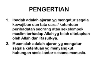 Kerangka ajaran islam | PPT