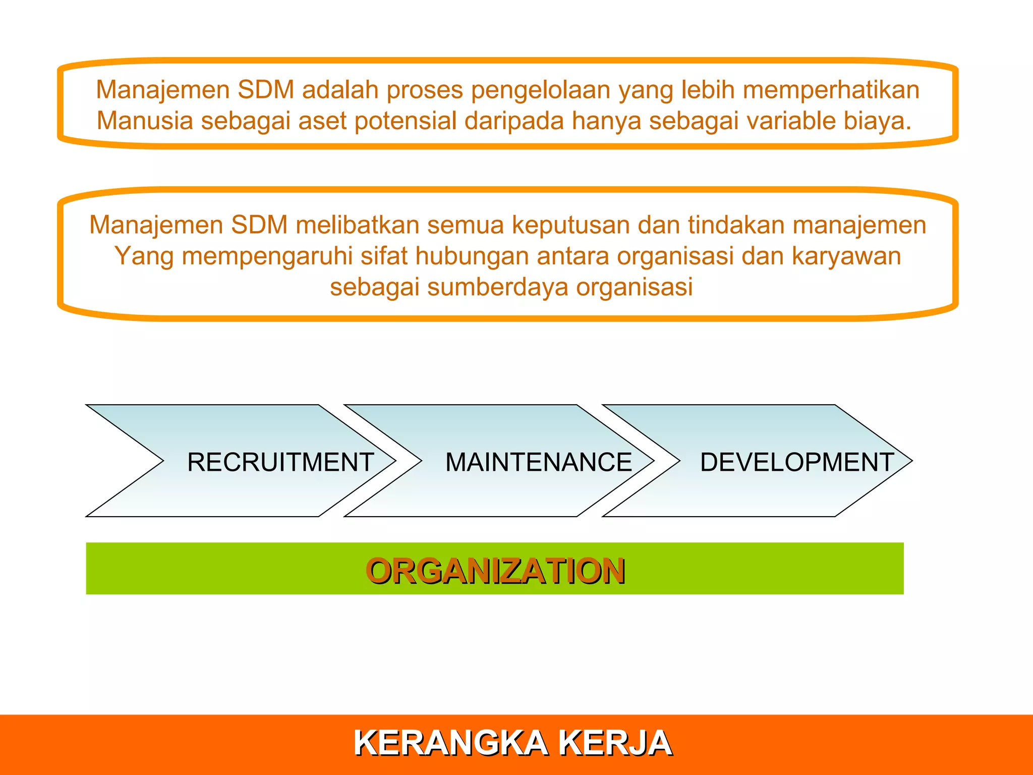 Kerangka Kerja Msdm | PPT
