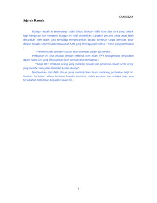 Kerangka oumm3203 | PDF