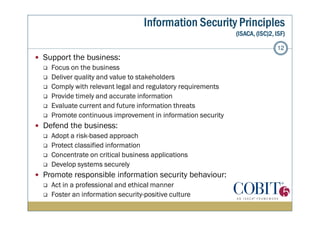 Kerangka untuk RPM Information Security Governance: COBIT 5 for ...