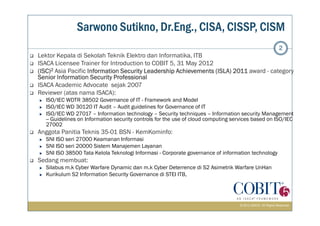 Kerangka untuk RPM Information Security Governance: COBIT 5 for ...