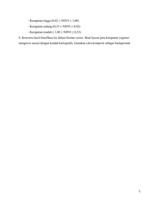 Kerapatan magrove | PDF