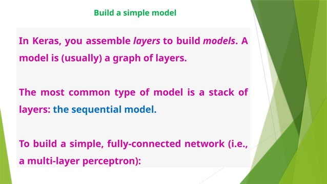 INTRODUCTION TO KERAS FOR BEGINNERS.pptx | Computer Software and Applications | Computing