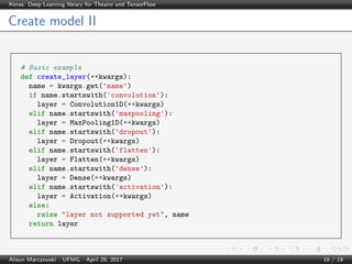 Basic ideas on keras framework | PDF | Computing | Technology & Computing