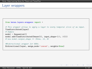 Basic ideas on keras framework | PDF | Computing | Technology & Computing