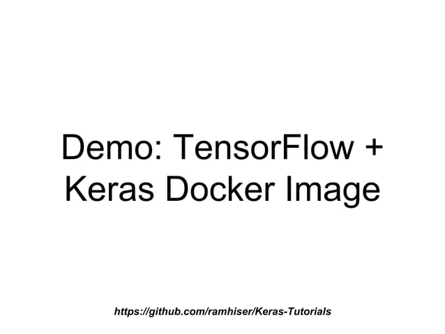 Introduction to Keras | PPTX