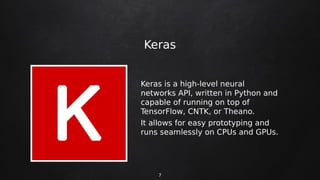 Distributed Deep Learning with Keras and TensorFlow on Apache Spark | PPT