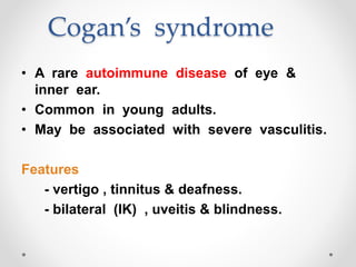 Cogan Syndrome