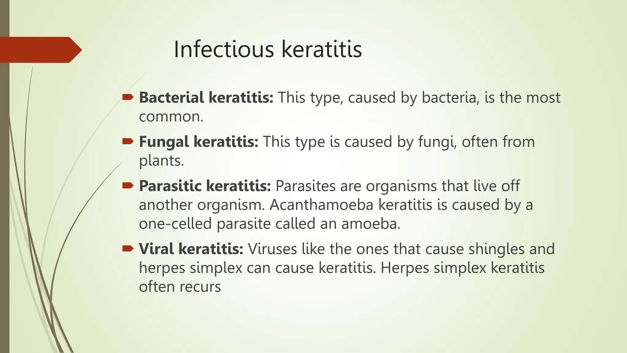 Keratitis treatment and management for adult and children | PPTX