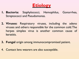 Keratitis, also known as corneal ulcer, is an inflammation of the ...