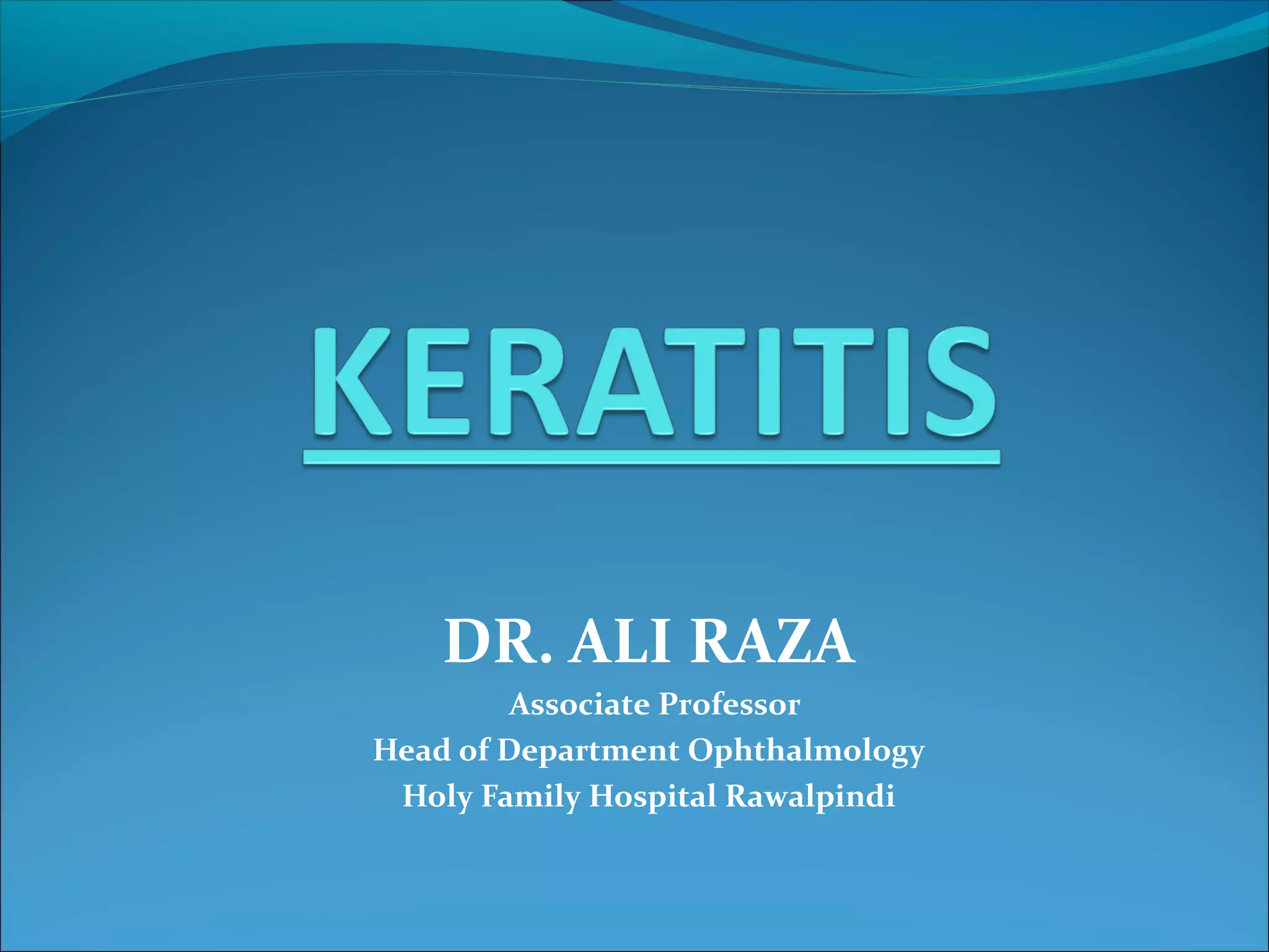 Keratitis Ppt