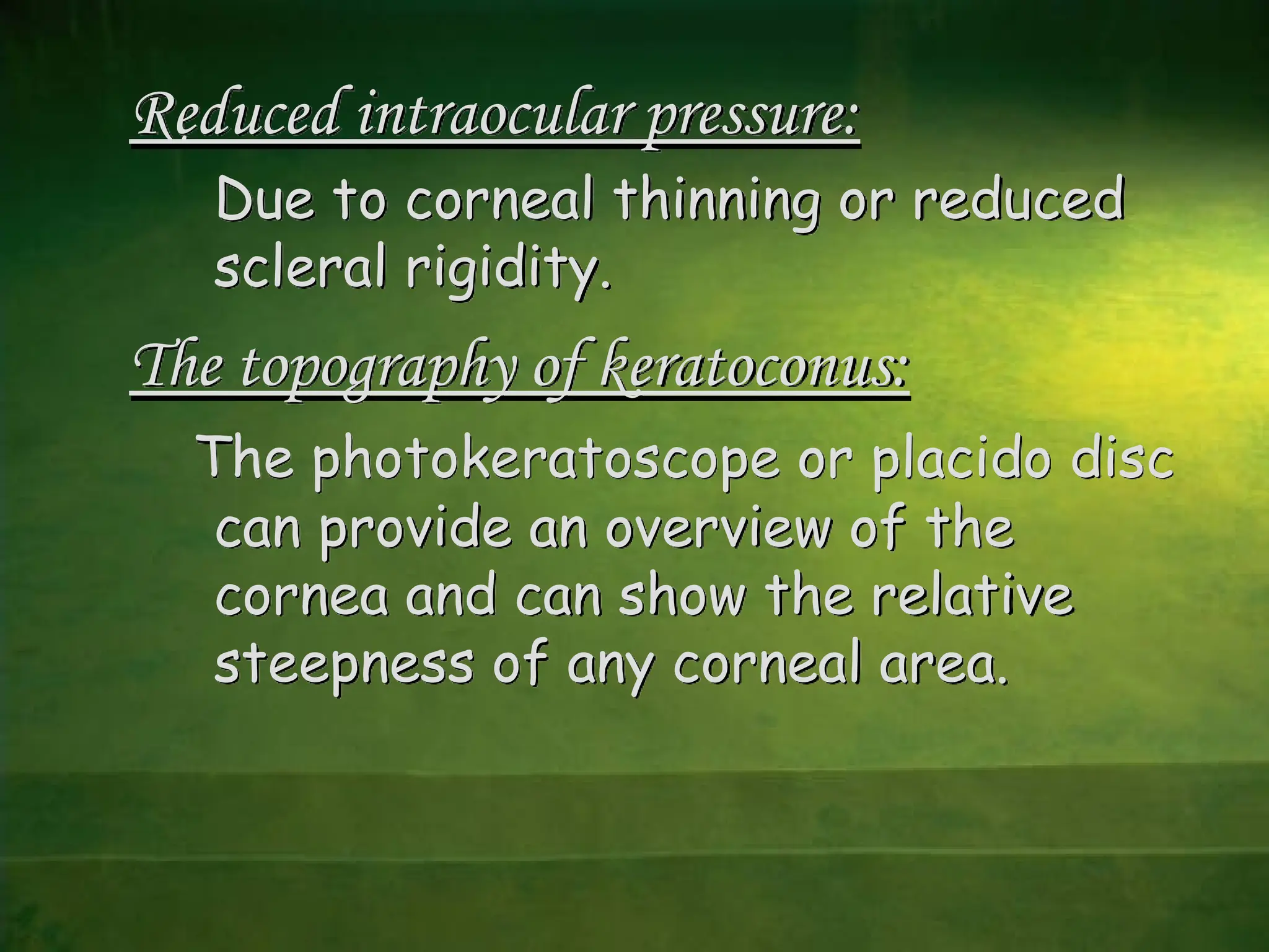 keratoconus presentation and treatment ppt | PPT