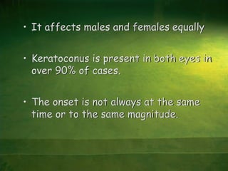 keratoconus presentation and treatment ppt | PPT