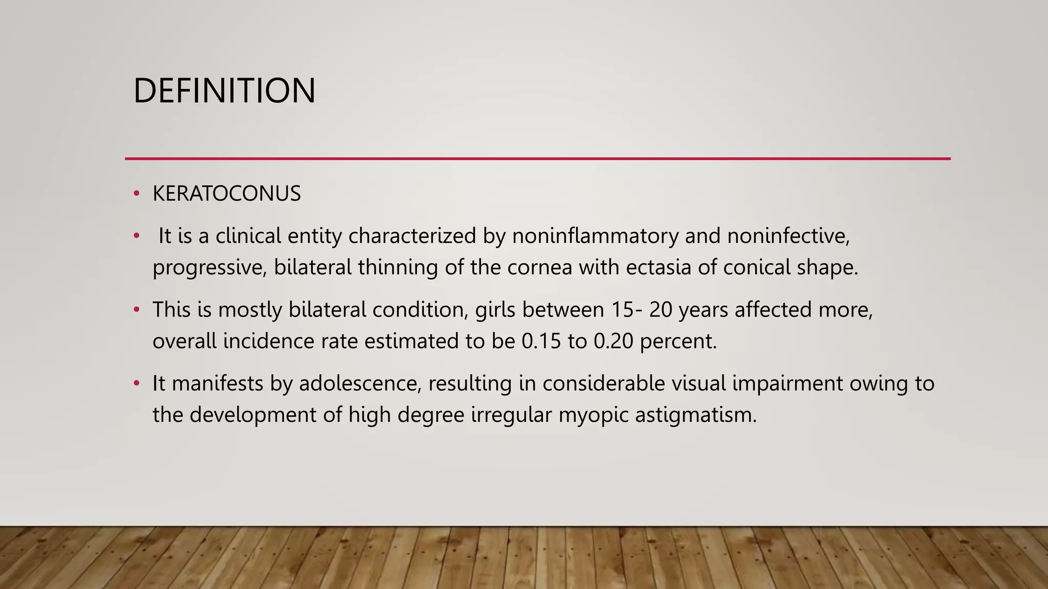 KERATOCONUS | PPTX