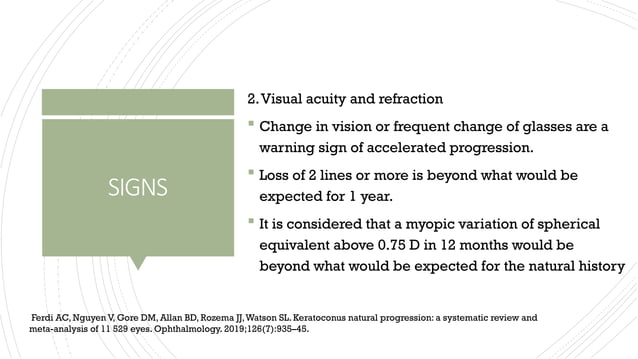 KERATOCONUS- CLINICAL TOPIC PRESENTATION | PPTX