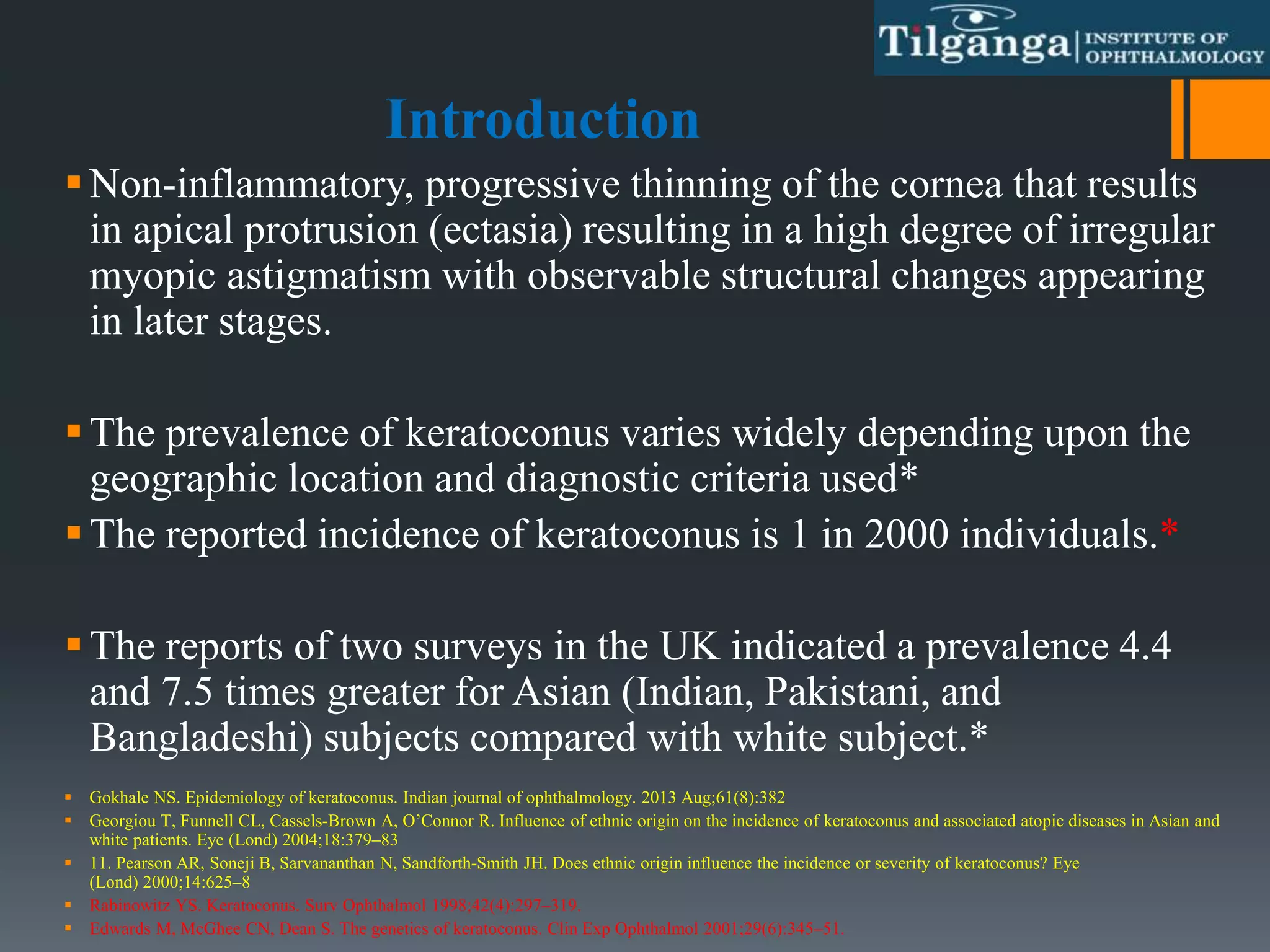 Keratoconus and Its management | PPTX
