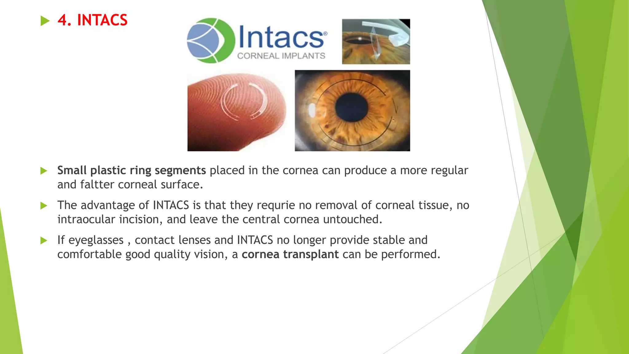 Keratoconus ,diagnosis and treatment | PPTX
