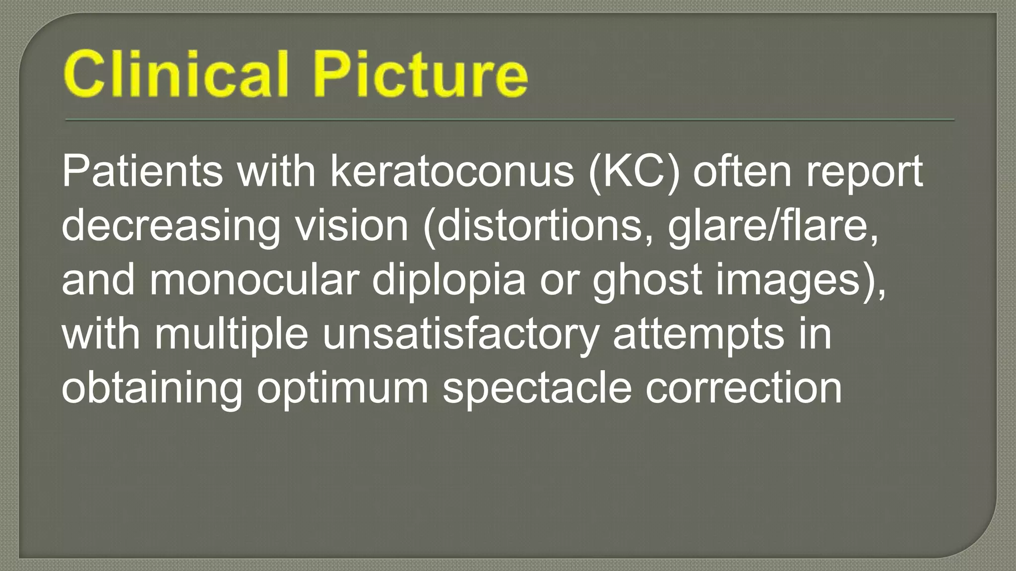 Keratoconus mangment | PPTX