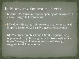 Keratoconus | PPTX