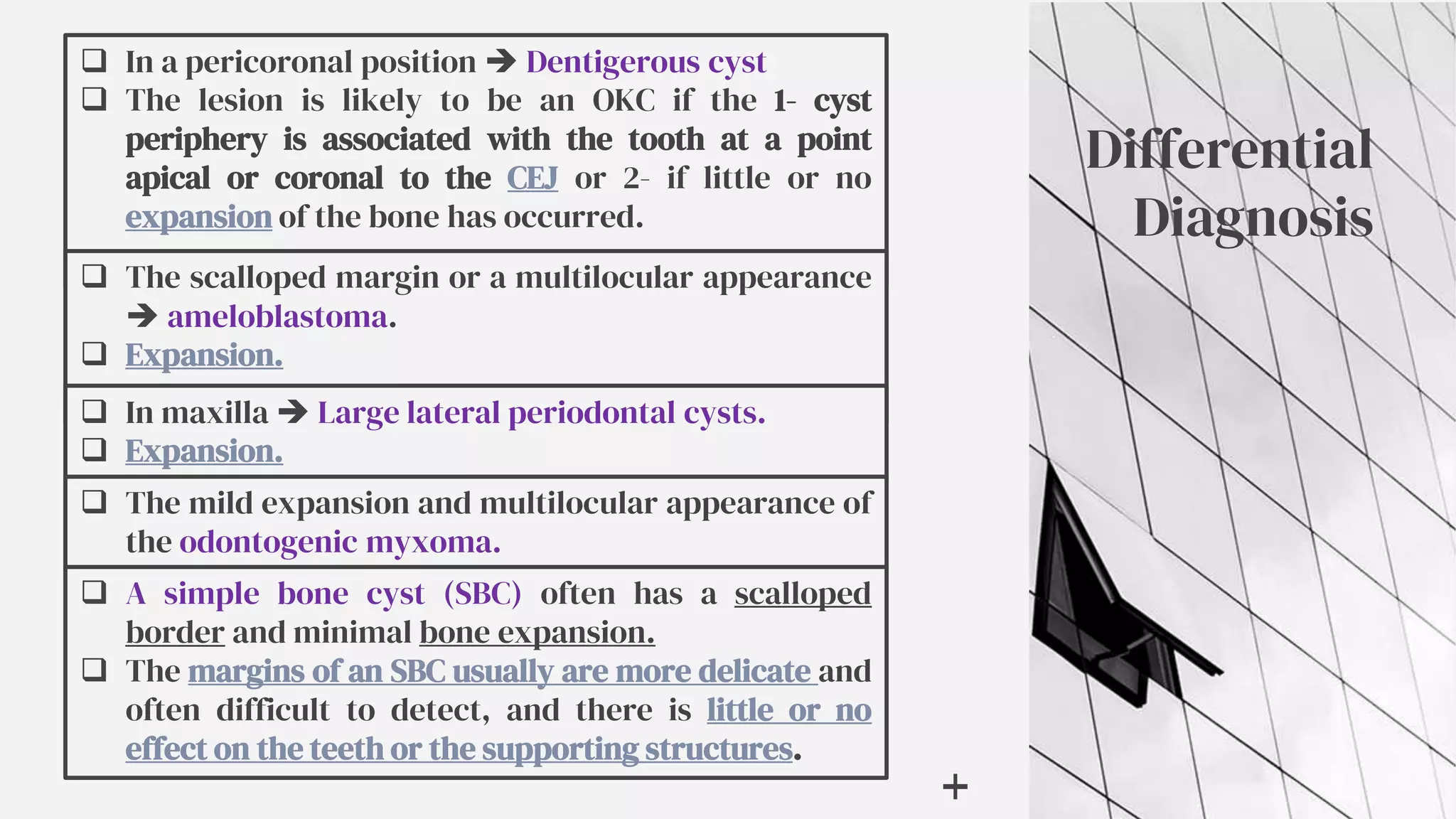 Keratocystic odontogenic tumors(KCOT) or Odontogenic Keratocyst(OKC)OKC ...