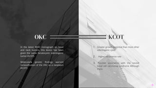 Keratocystic odontogenic tumors(KCOT) or Odontogenic Keratocyst(OKC)OKC ...