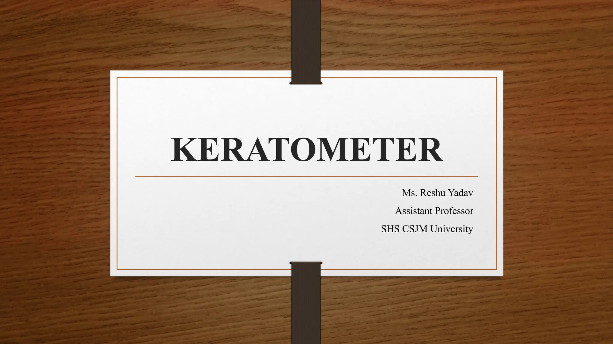 Keratometer: Principles, Procedure & Clinical Applications in Optometry ...