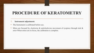 Keratometer: Principles, Procedure & Clinical Applications in Optometry ...
