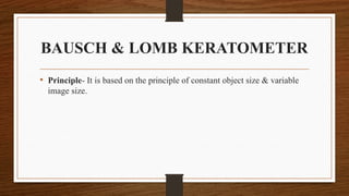 Keratometer: Principles, Procedure & Clinical Applications in Optometry ...