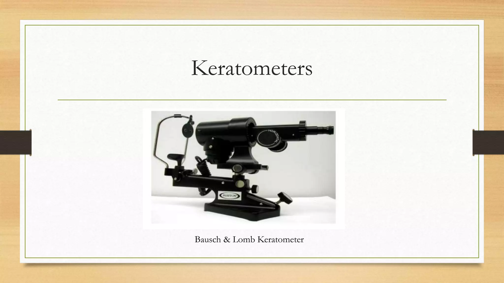 Keratometry | PPTX