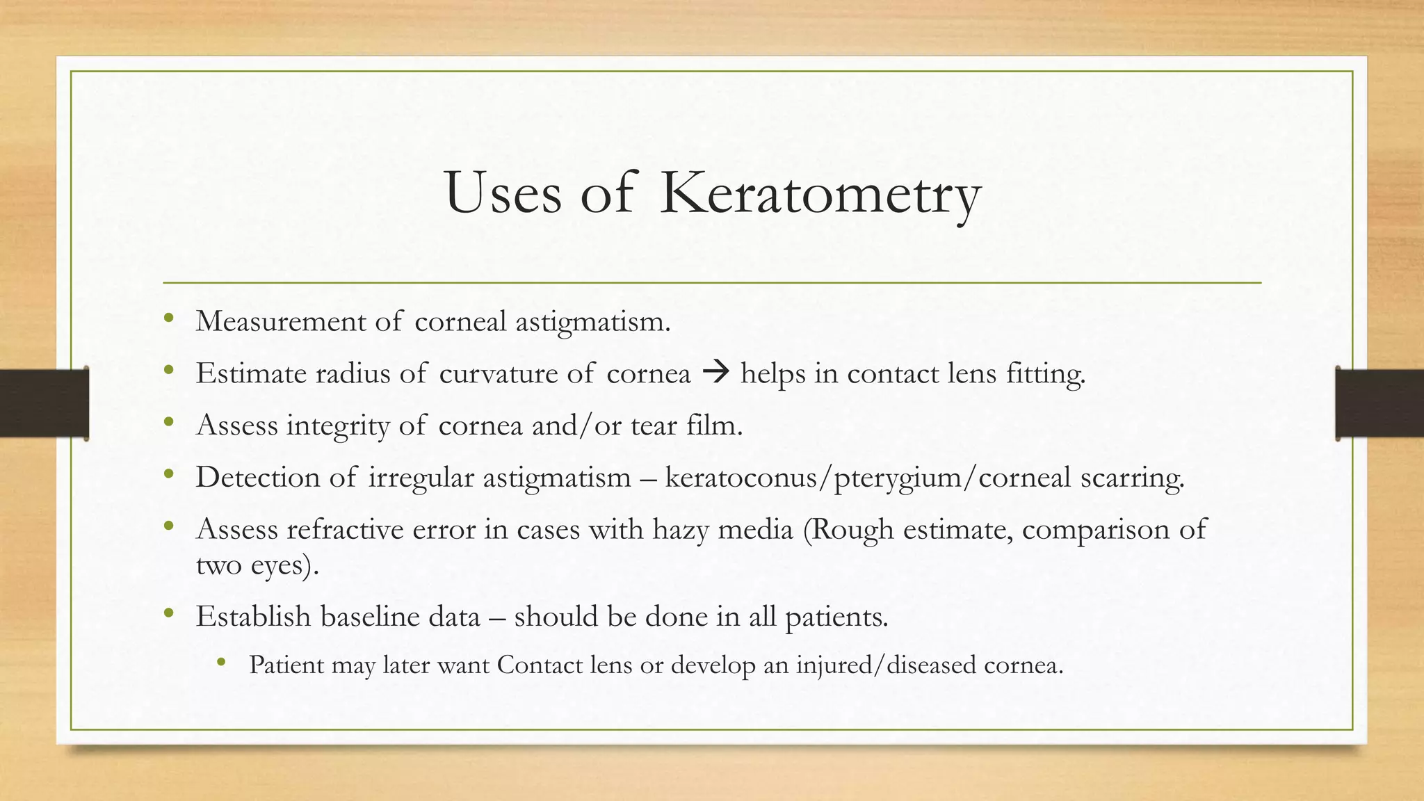 Keratometry | PPTX