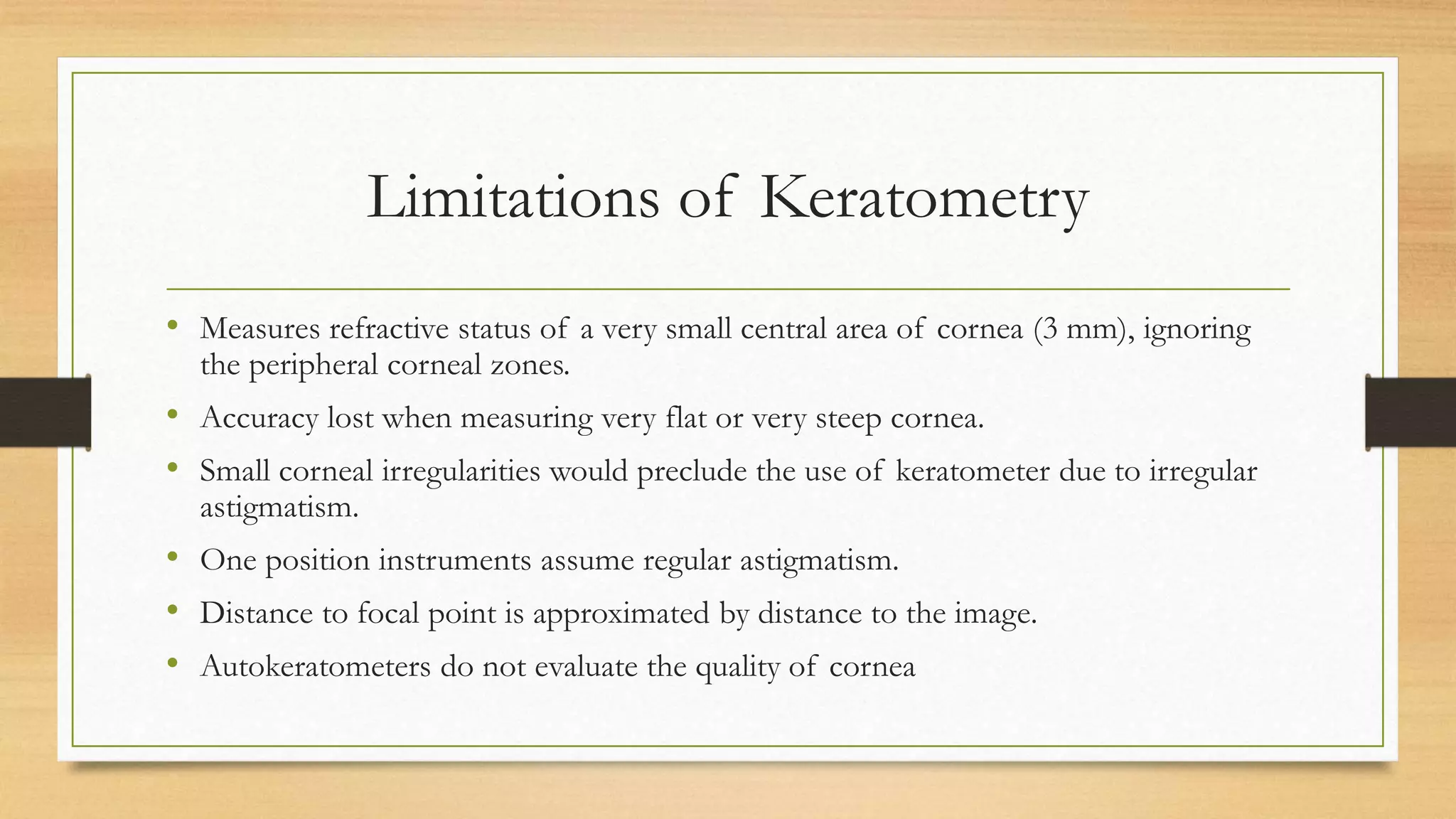 Keratometry | PPTX