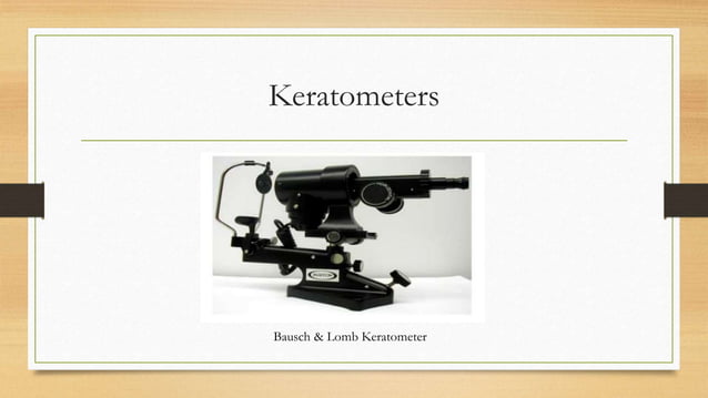 Keratometry | PPTX