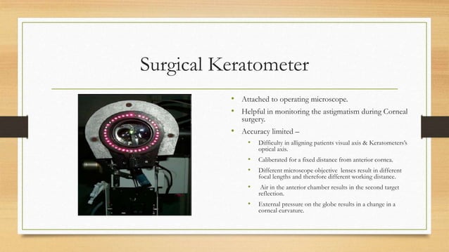 Keratometry | PPTX