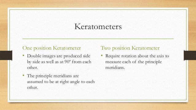 Keratometry