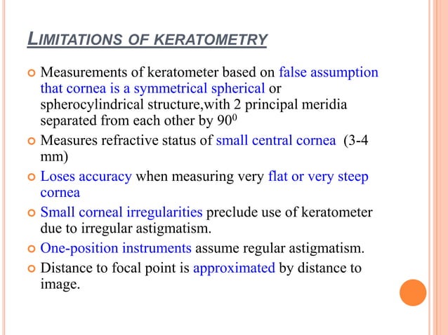 Keratometry | PPTX