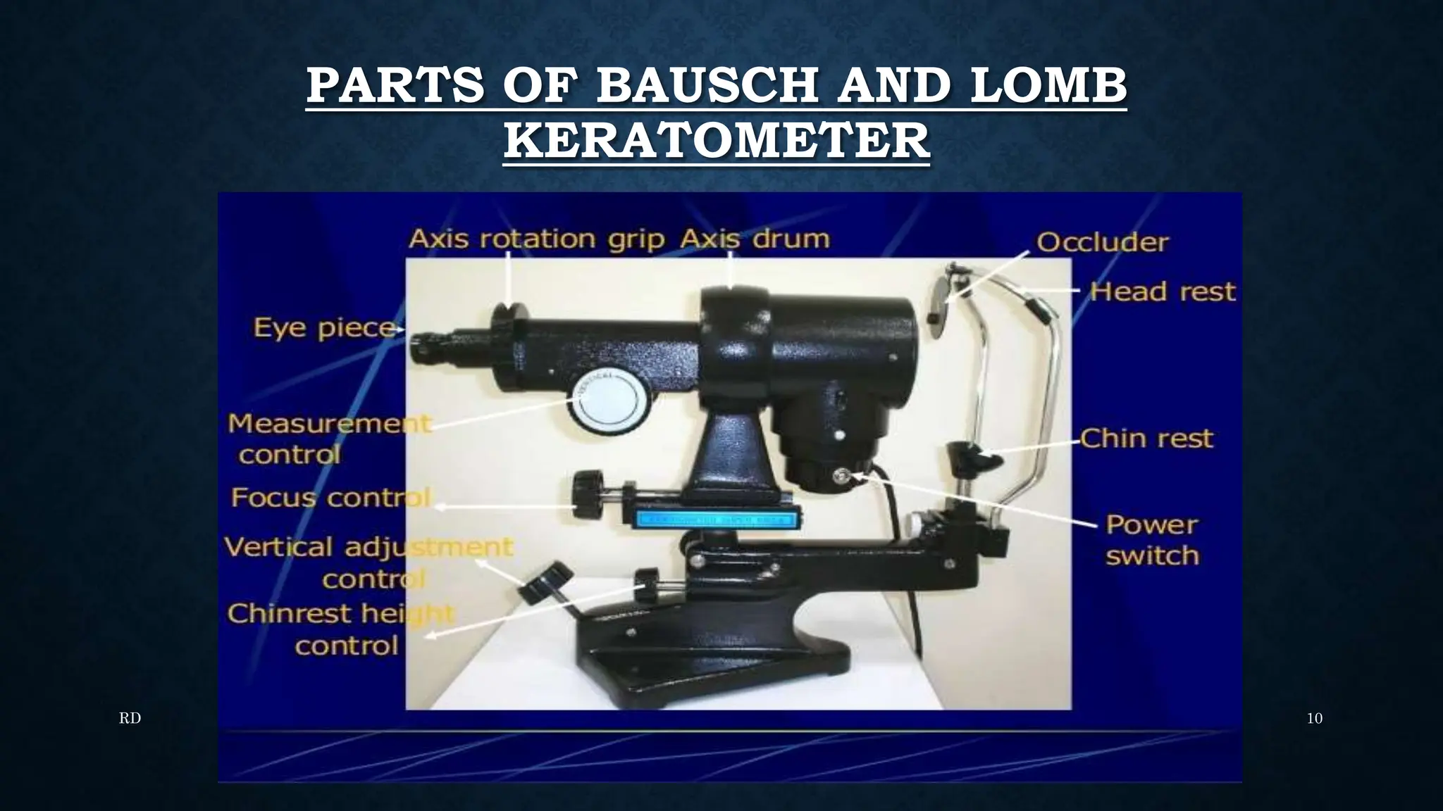 Extended keratometer and keratometry procedure | PPTX