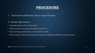 Extended keratometer and keratometry procedure | PPTX