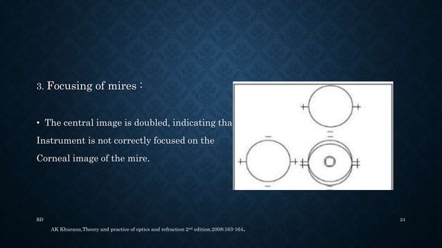 Extended keratometer and keratometry procedure | PPTX