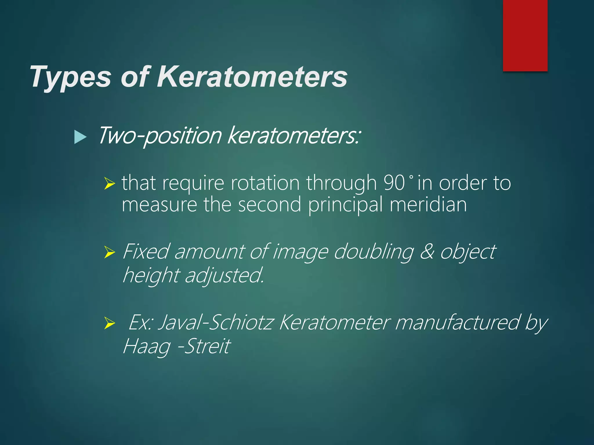Keratometry and Dynamic Retinoscopy | PPTX