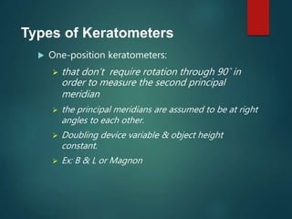 Keratometry and Dynamic Retinoscopy | PPTX