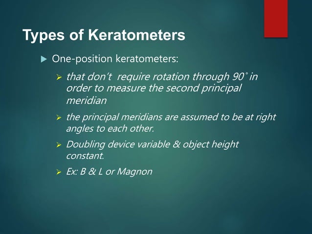 Keratometry and Dynamic Retinoscopy | PPTX