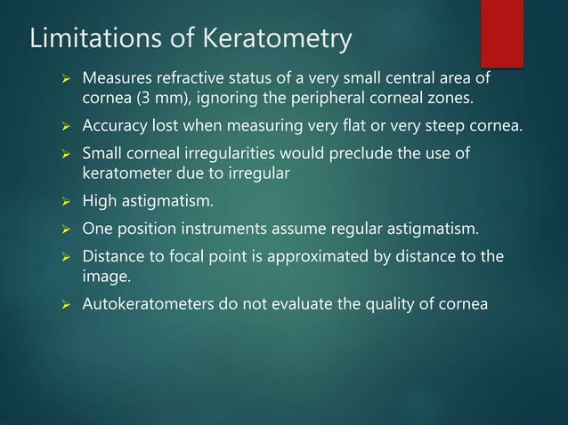 Keratometry and Dynamic Retinoscopy | PPTX