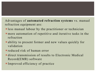 Keratometry & autorefraction | PPTX