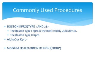 Keratoprosthesis | PPT