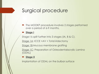 KERATOPROSTHESIS USES AND TYPESSSSSSSSSSS | PPTX