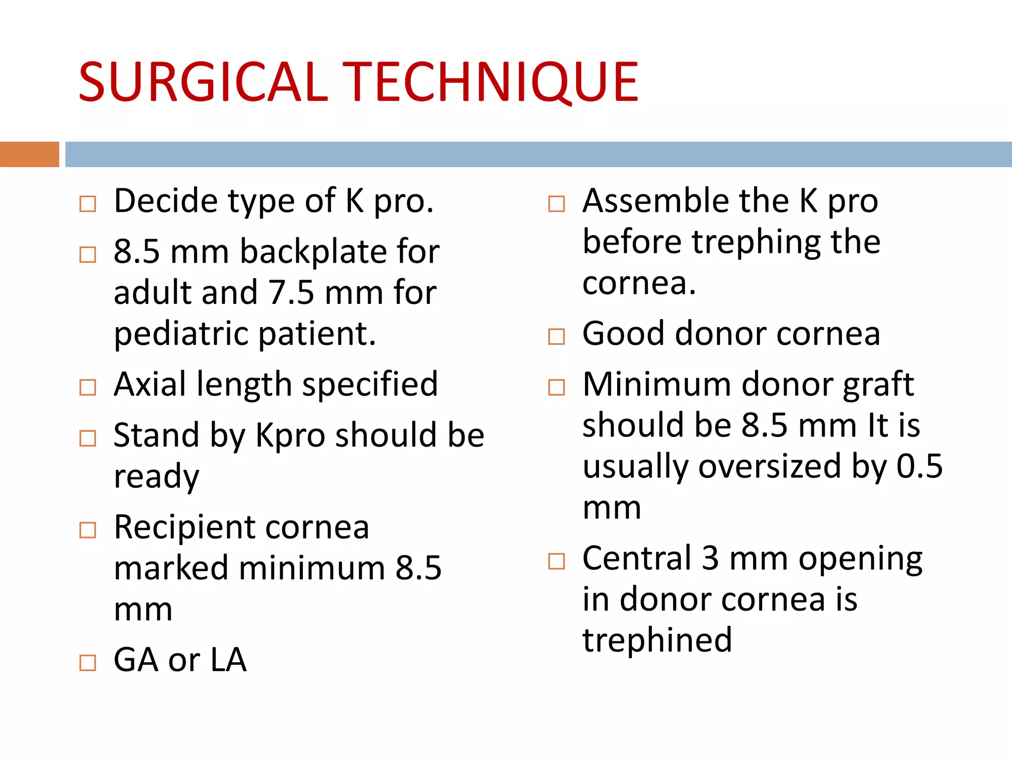 Keratoprothesis & osteoodonto keraoprosthesis | PPTX