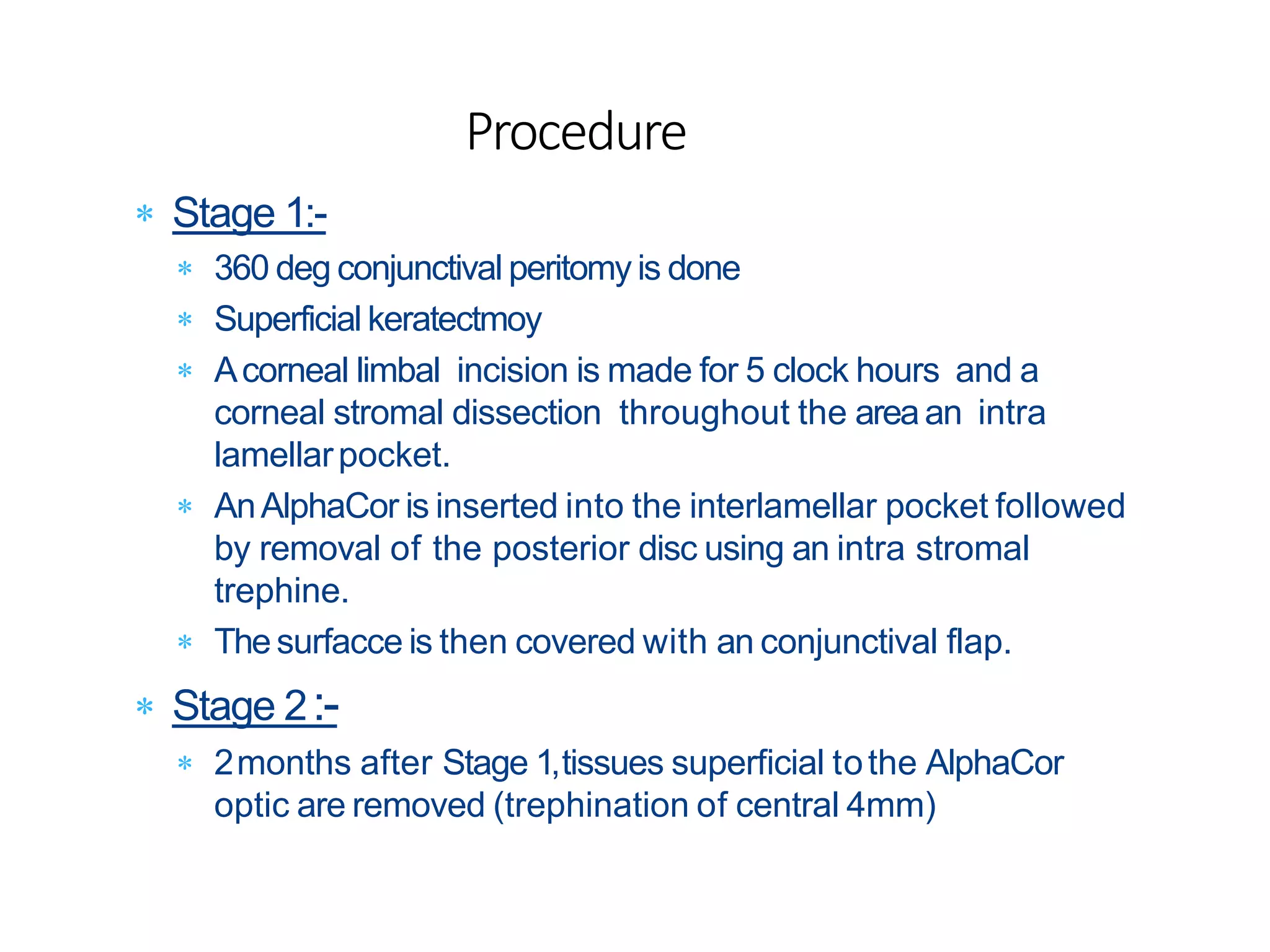Keratoprsthesis | PPTX